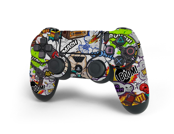 PS4 Controller Comic Decal Kit - Game Decal