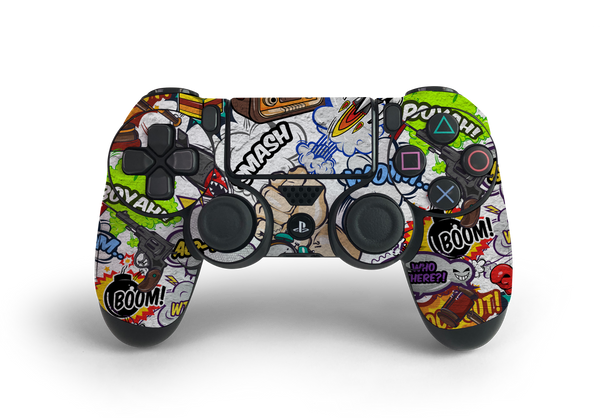 PS4 Controller Comic Decal Kit - Game Decal