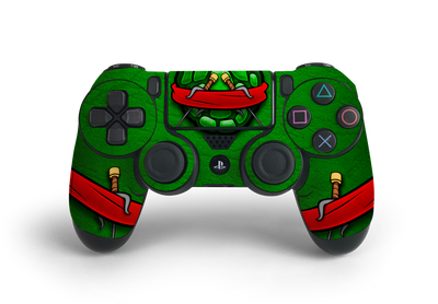 green ps4 controller cover