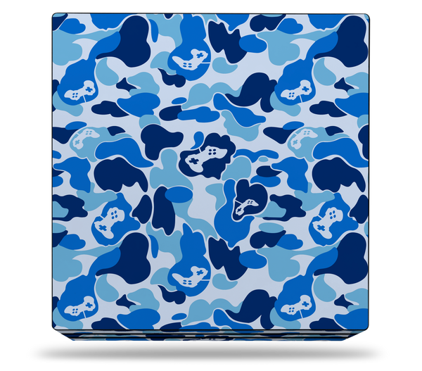 Sony PS4 Pro Blue Game Camo Skin - Game Decal