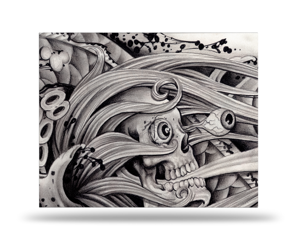 Xbox One X Skull Tattoo Skin - Game Decal